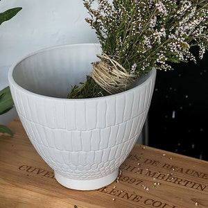 White Compote, White Bowl, Compote Vase, Compote Bowl, Centerpiece Bowl ...