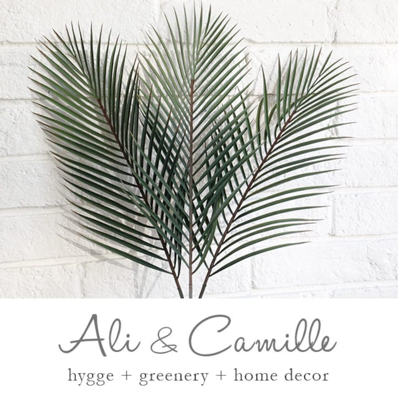 Artificial Palm Leaf - Etsy