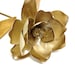 Metallic Magnolia Flower, Gold, Silk, Lt. Gold Magnolia, Silk Flower ...