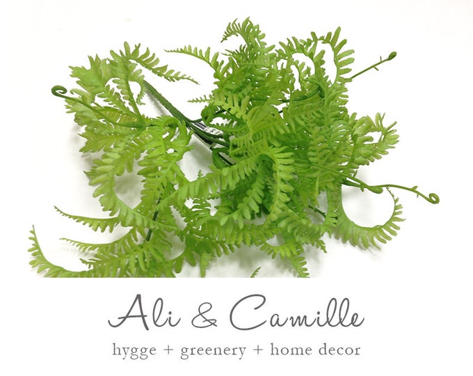 Greenery, Woodland Fern, Faux Fern, Greenery Wedding, Green Decor ...