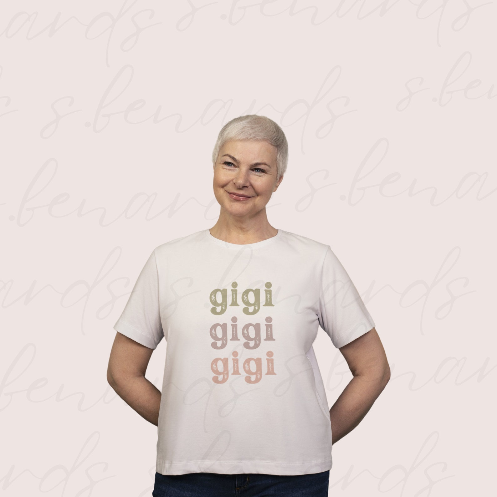 Gigi Sublimation Design| PNG File Retro Font - Etsy