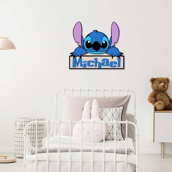 Disney Stitch Sign Lilo and Stitch Wall Decor Ohana Sign - Etsy