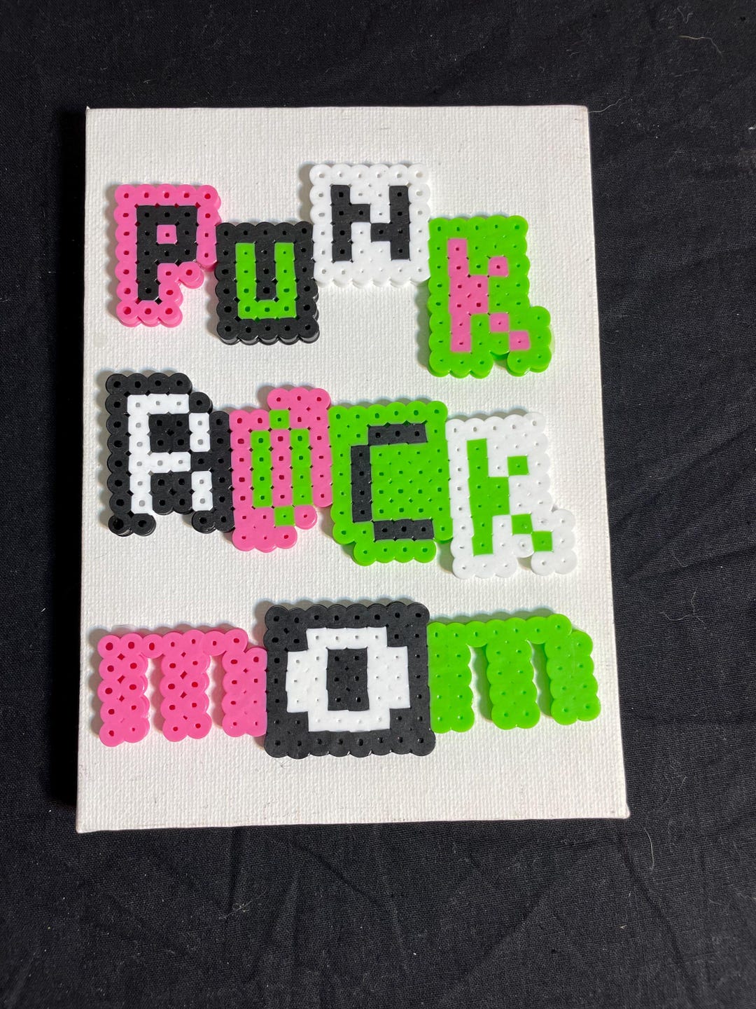 Punk Rock Mom Canvas - Etsy
