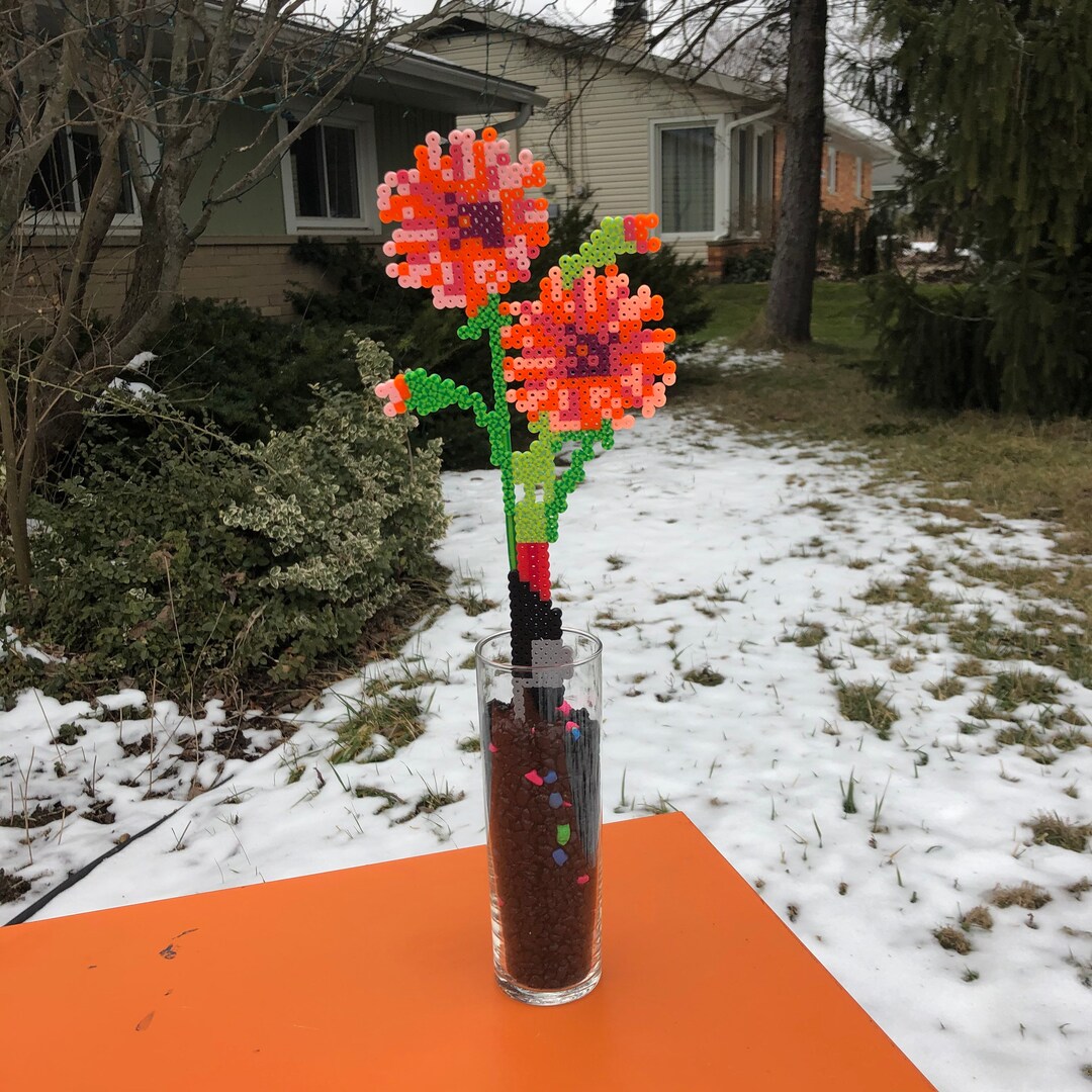 Forever Fuse Bead Galaxy Flower – Handmade Decorative Flower (vase Not ...