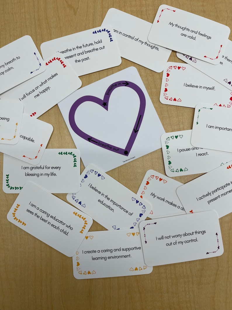 Educator Affirmation Cards DIGITAL VERSION for Teachers, Home Schoolers ...