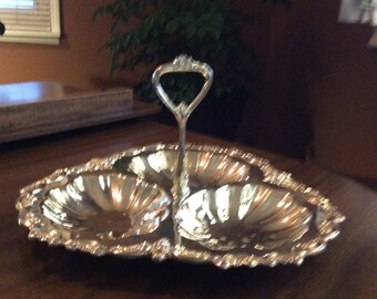 Silver relish tray | Etsy