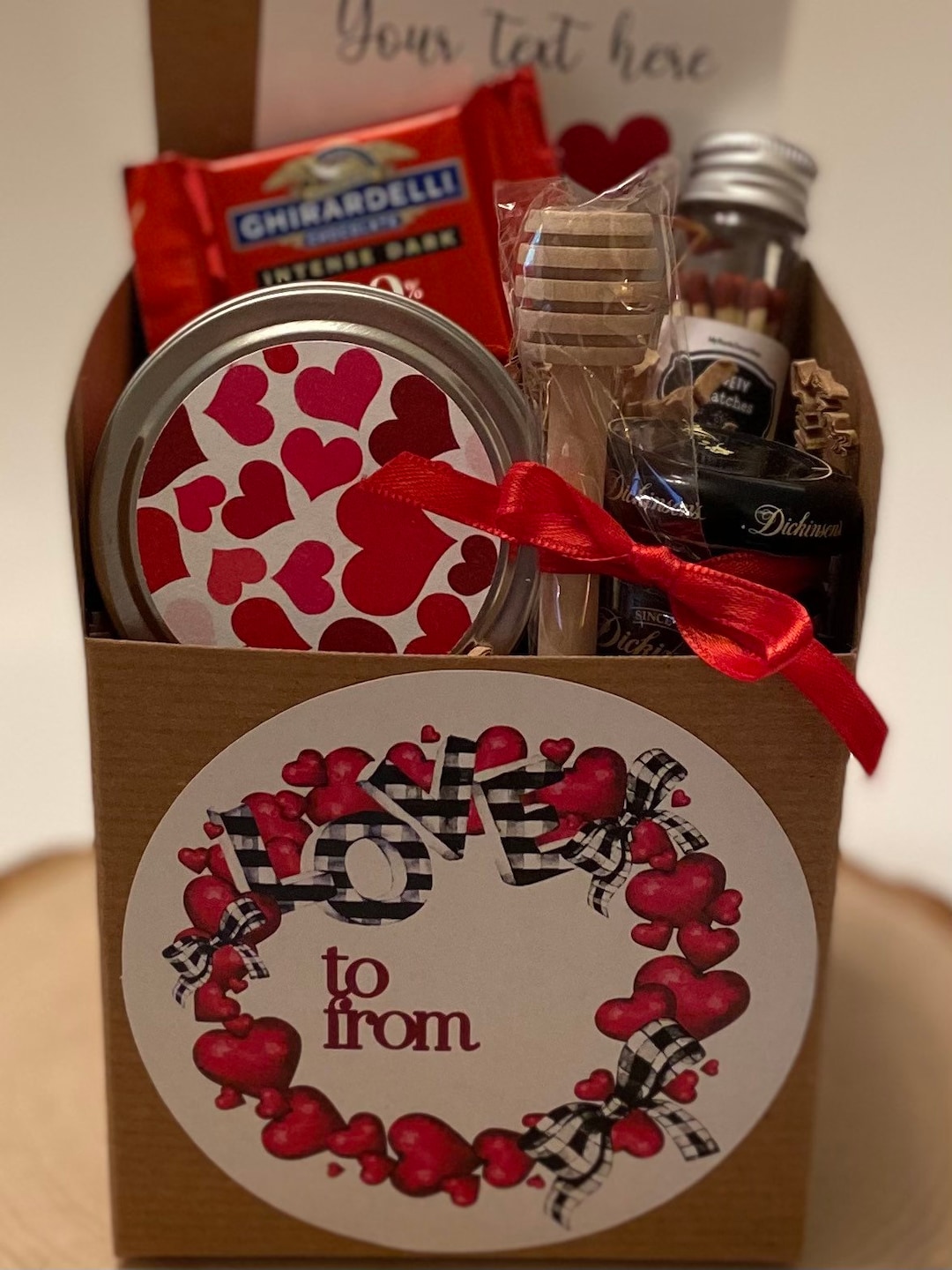 LOVE Gift Box,valentine's Day Gift Box, Customized Gift, Love Gift ...