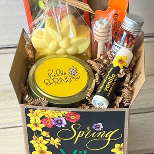 SPRING Vibes Set,spring Care Package, Spring Gift Box,sunshine Gift Box ...