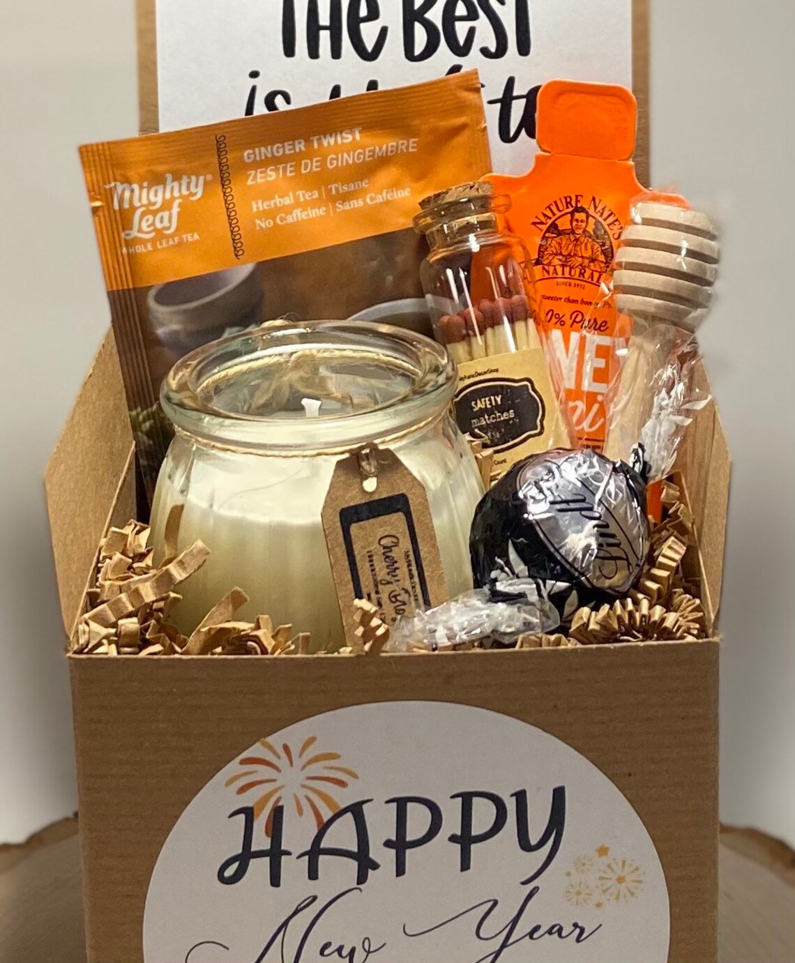 HAPPY NEW YEAR Gift Set3oz Soy Candleemployees New Year - Etsy