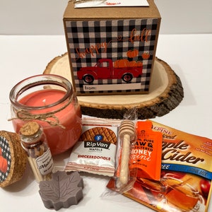Happy Fall Gift Box,autumn Gift, 6oz Soy Candle, Fall Season Gift ...