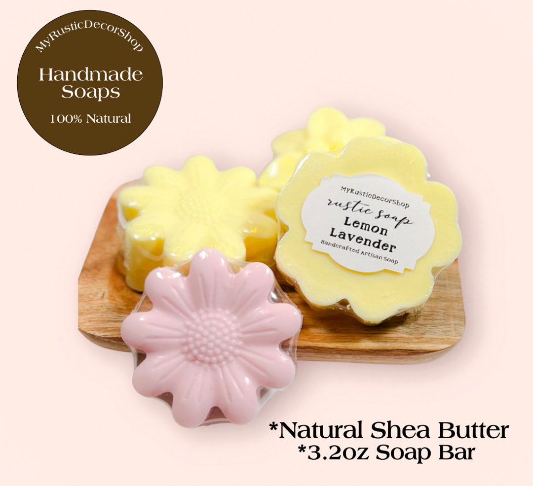 Flower Shape Soap,scented Soap, 3.2oz Bar Soap,handcrafted Soap, Single ...