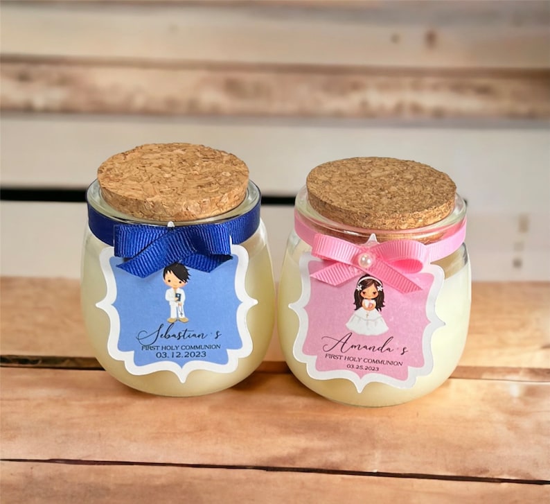 First Holy Communion Favor6oz Soy Candle Favor Girl First - Etsy