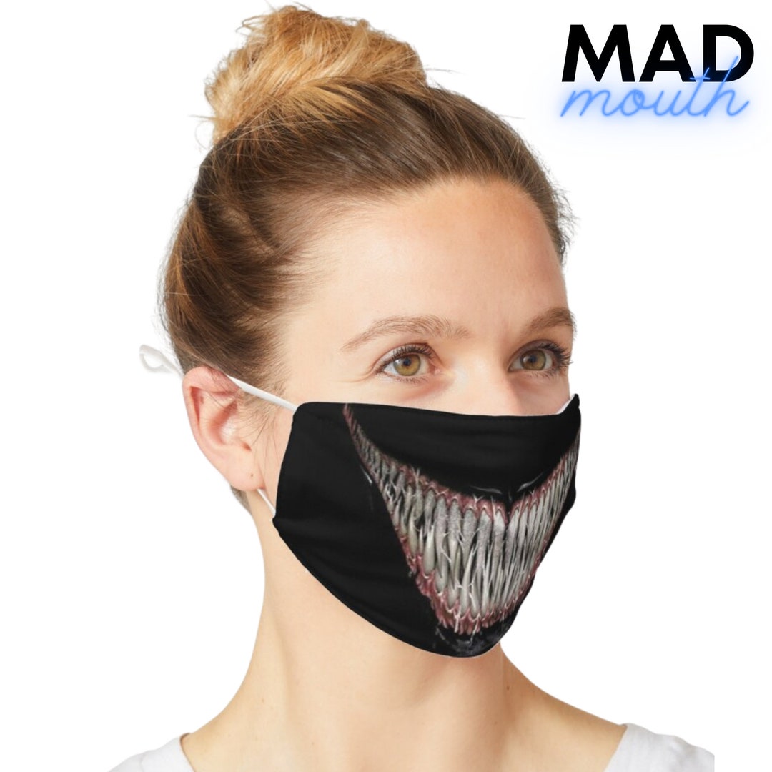 Venom Marvel Face Mask - Etsy