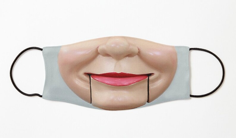 Dummy Ventriloquist Face Mask - Funny Face Mask - Etsy