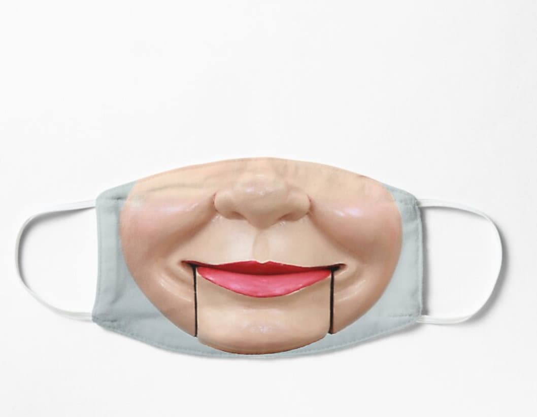 Dummy Ventriloquist Face Mask - Funny Face Mask - Etsy