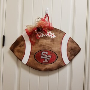 49ers Door Hanger, 49ers Football Door Hanger, San Fransisco 49ers ...