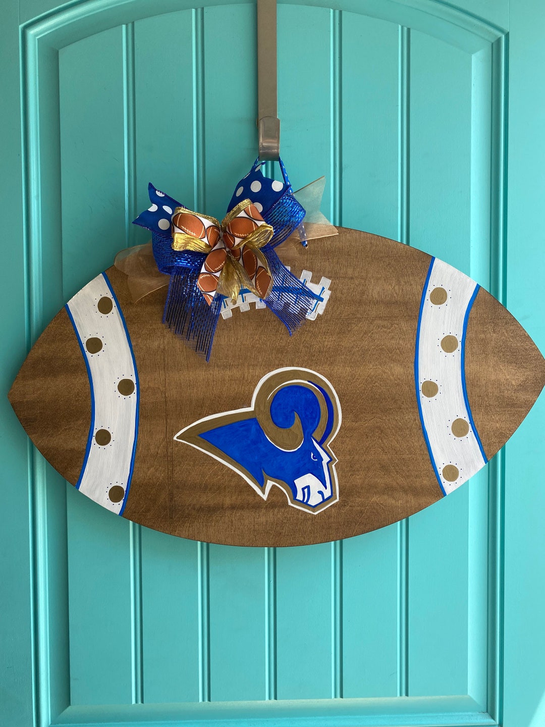 Los Angeles Rams Door Hanger, Los Angeles Rams Door Decor, Los Angeles ...