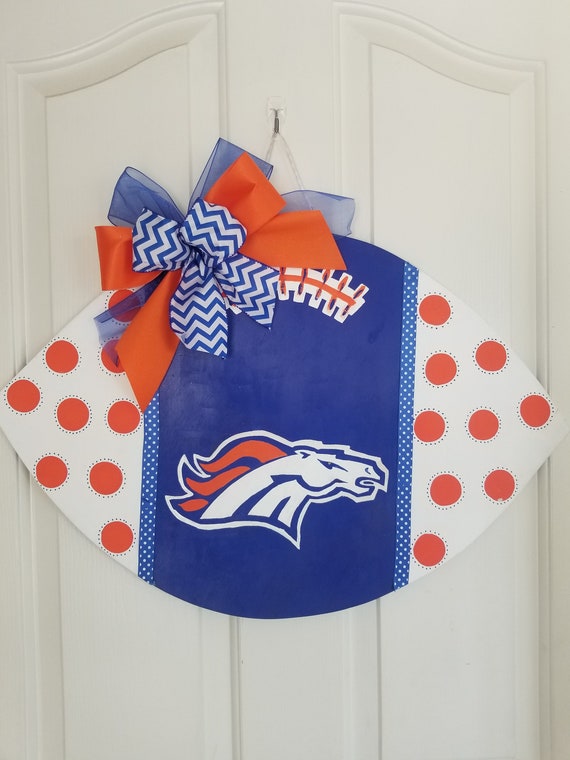 Denver Broncos Wall Hanger Denver Broncos Door Hanger | Etsy