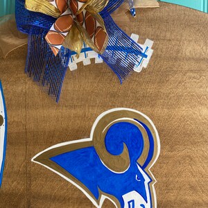 Los Angeles Rams Door Hanger, Los Angeles Rams Door Decor, Los Angeles ...