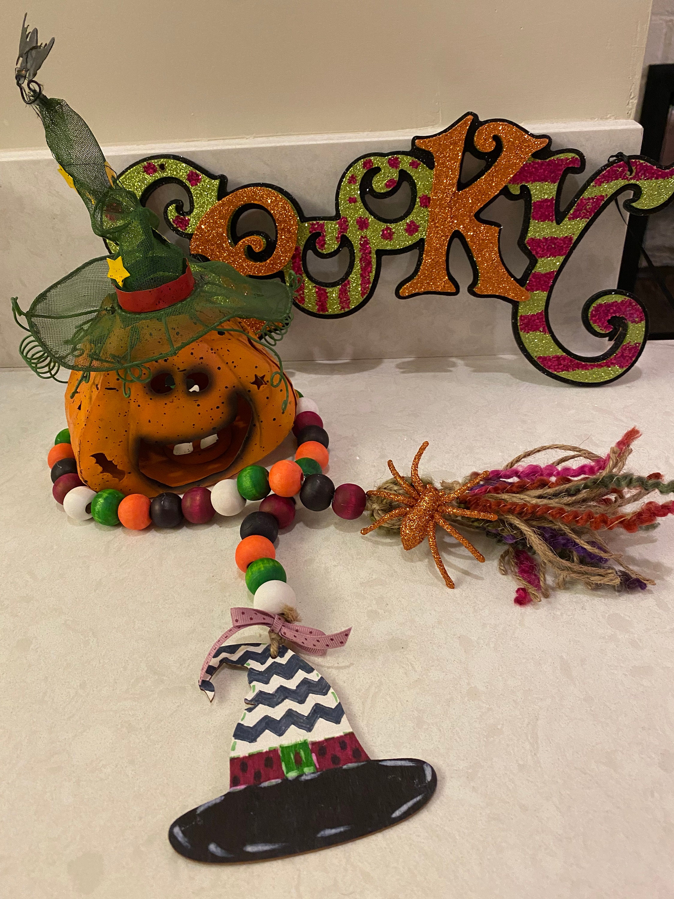 Witches Hat Halloween Garland Farmhouse Halloween Garland - Etsy