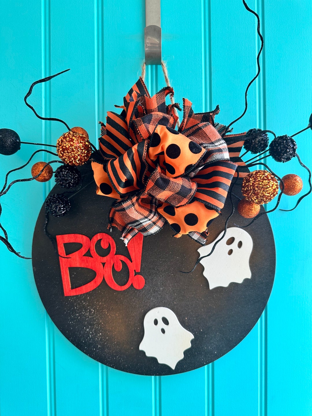 Halloween Ghost Door Hanger, Halloween Door Decor, Ghost Decor ...