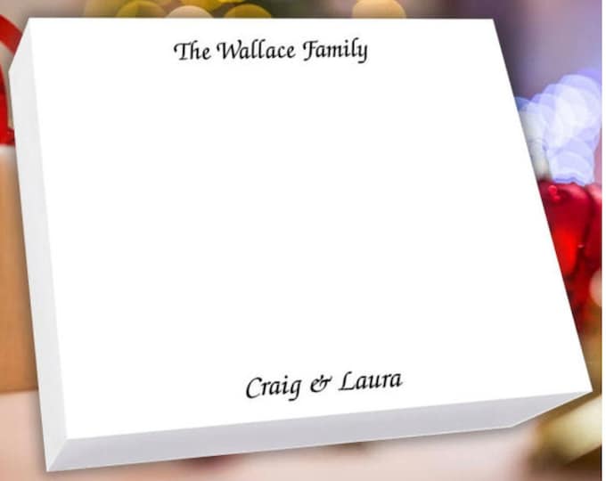 Personalized Note Pad, Custom Note Pad, Slab Pad, Square Note Pad ...