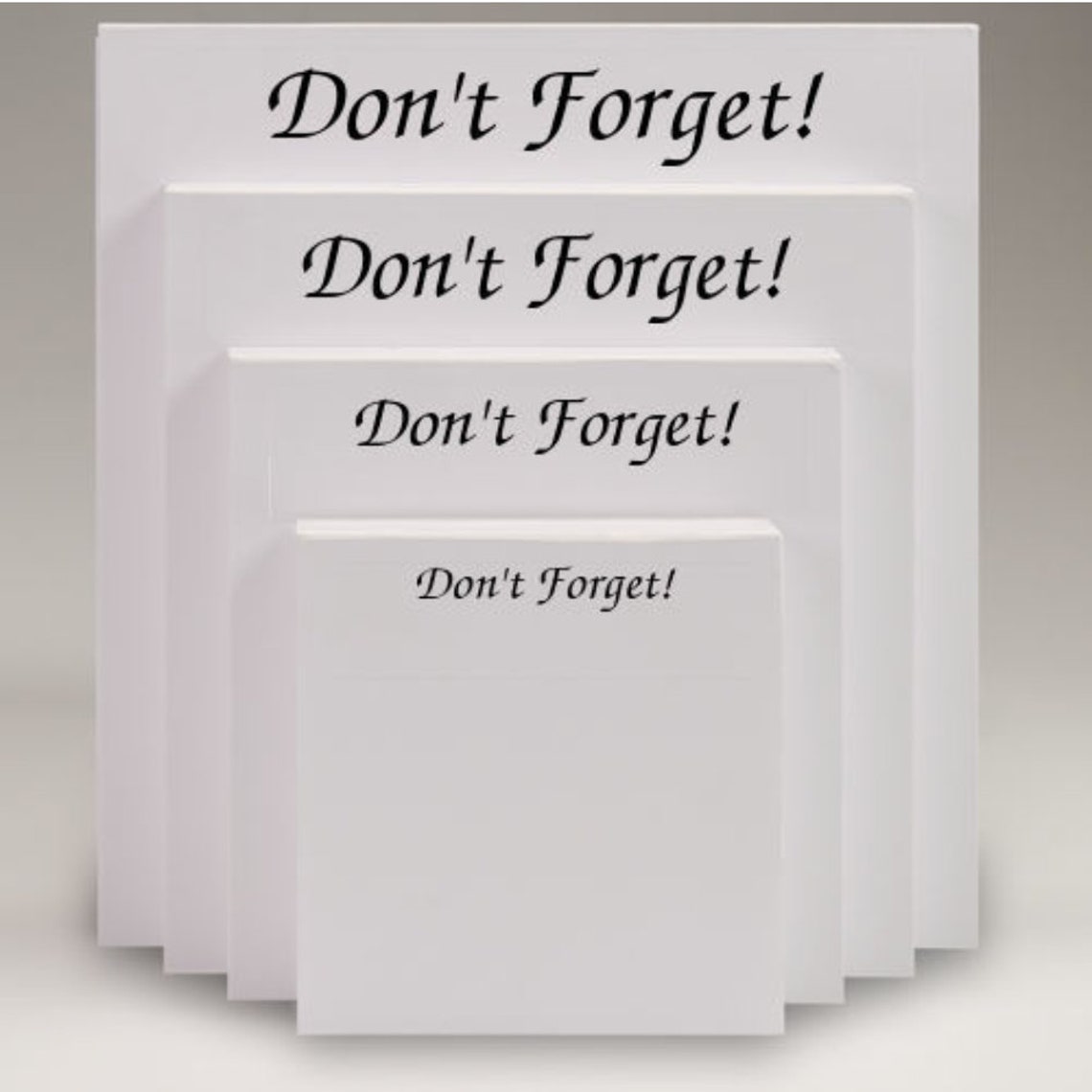 Personalized Tablet Set 4-tablet Set White Paper Custom - Etsy