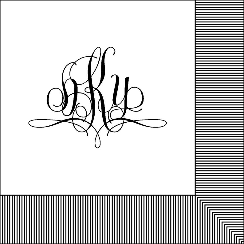 Personalized Wedding/party Monogram Napkins Embossed Made - Etsy