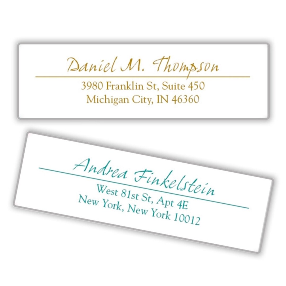 Personalized Labels, Personalized Business Labels, Customizable Address ...