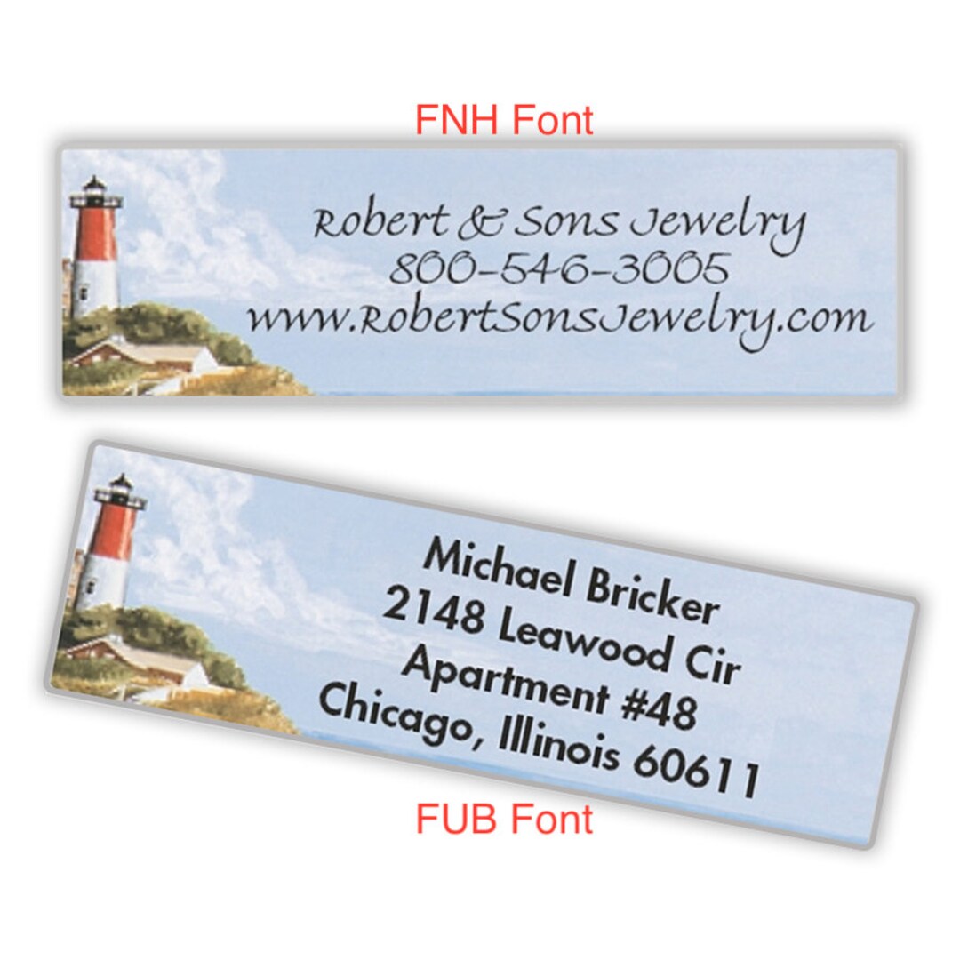 Personalized Labels, Personalized Business Labels, Customizable Address ...