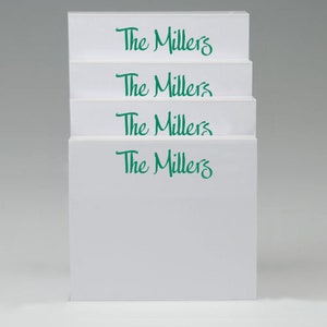 Personalized Tablet Set, 4-tablet Set (same Width) - Custom Notepads ...