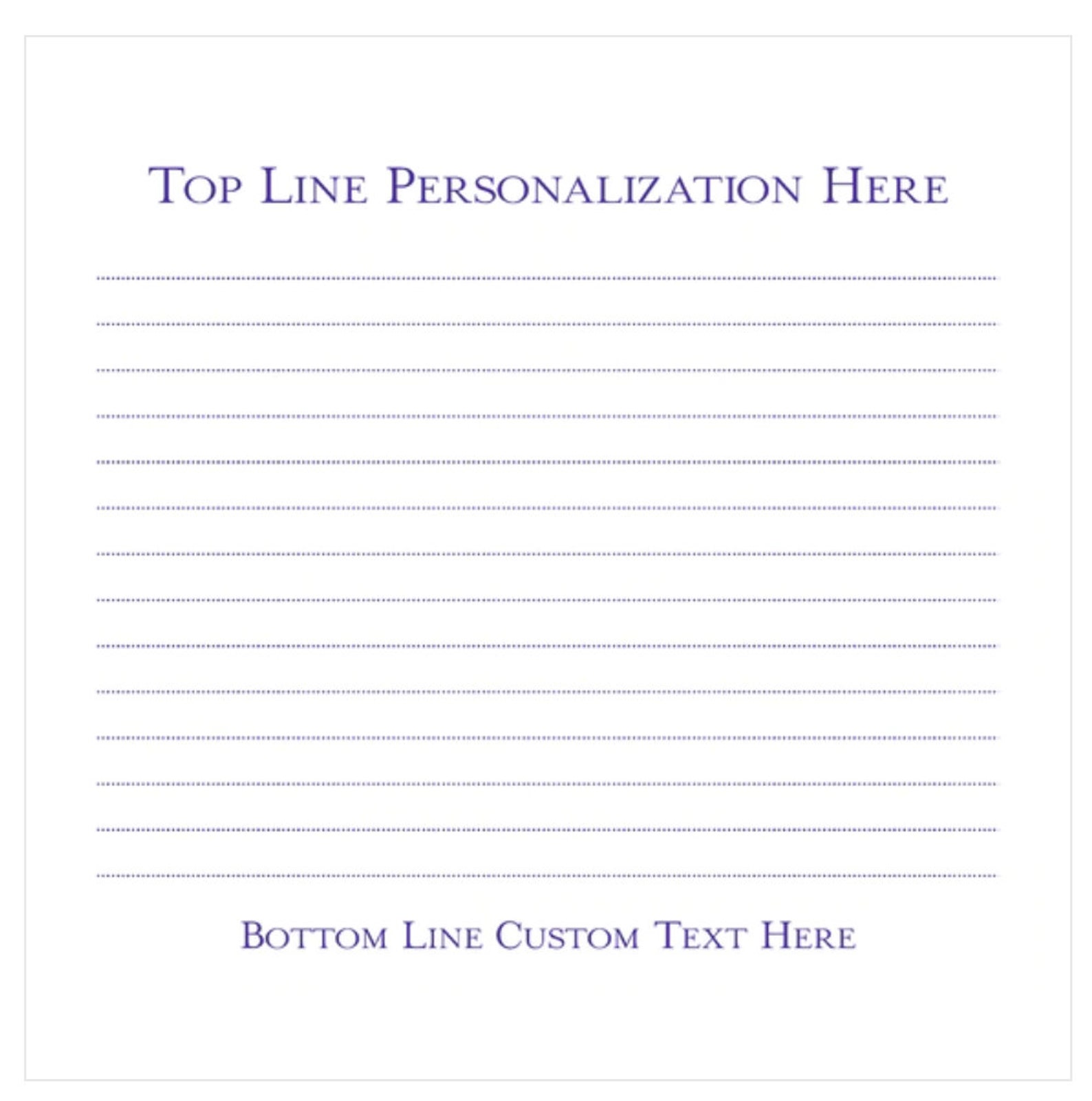 Personalized Large Custom Notepad - 250 Sheets (7.25" X 8.5"), Custom ...