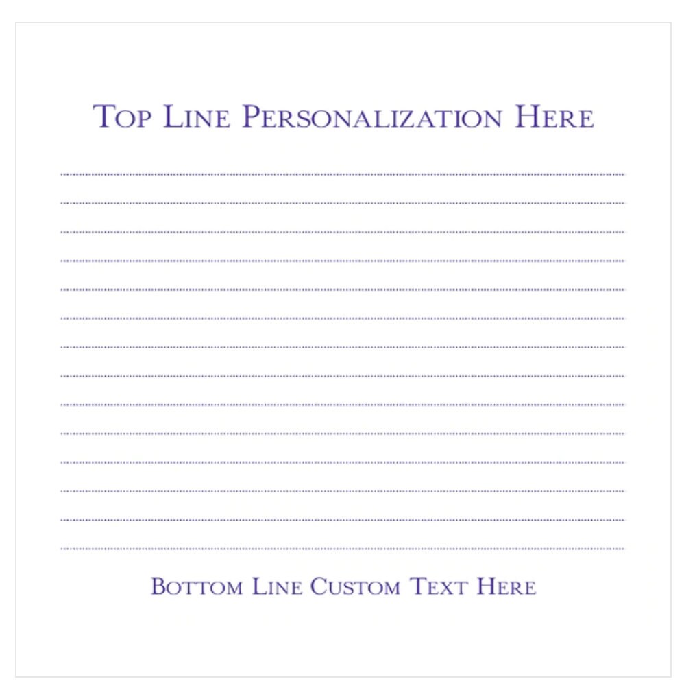 Personalized Large Custom Notepad 250 Sheets 7.25 X - Etsy