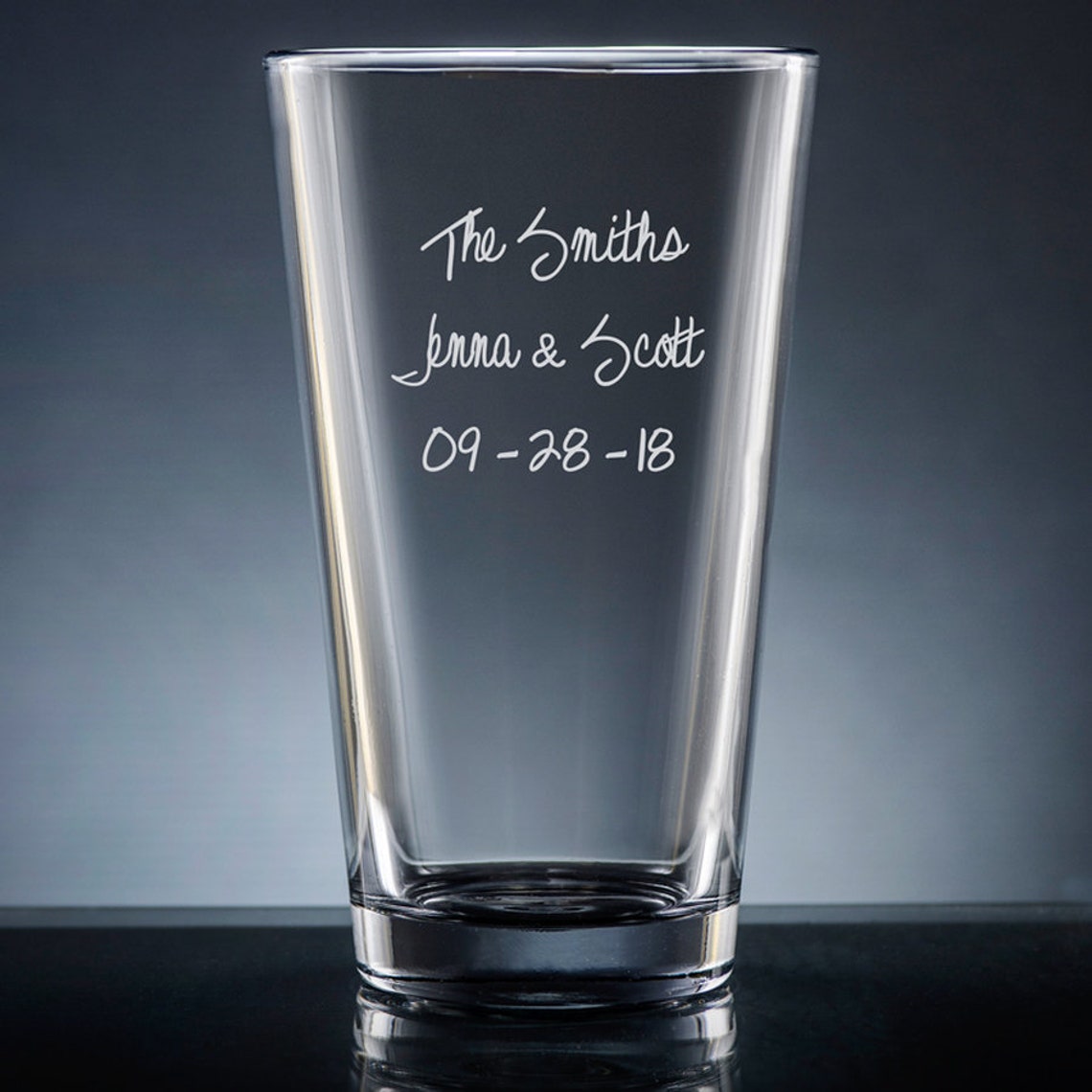 Personalized Family Pint Glass Custom Pint Glass - Etsy
