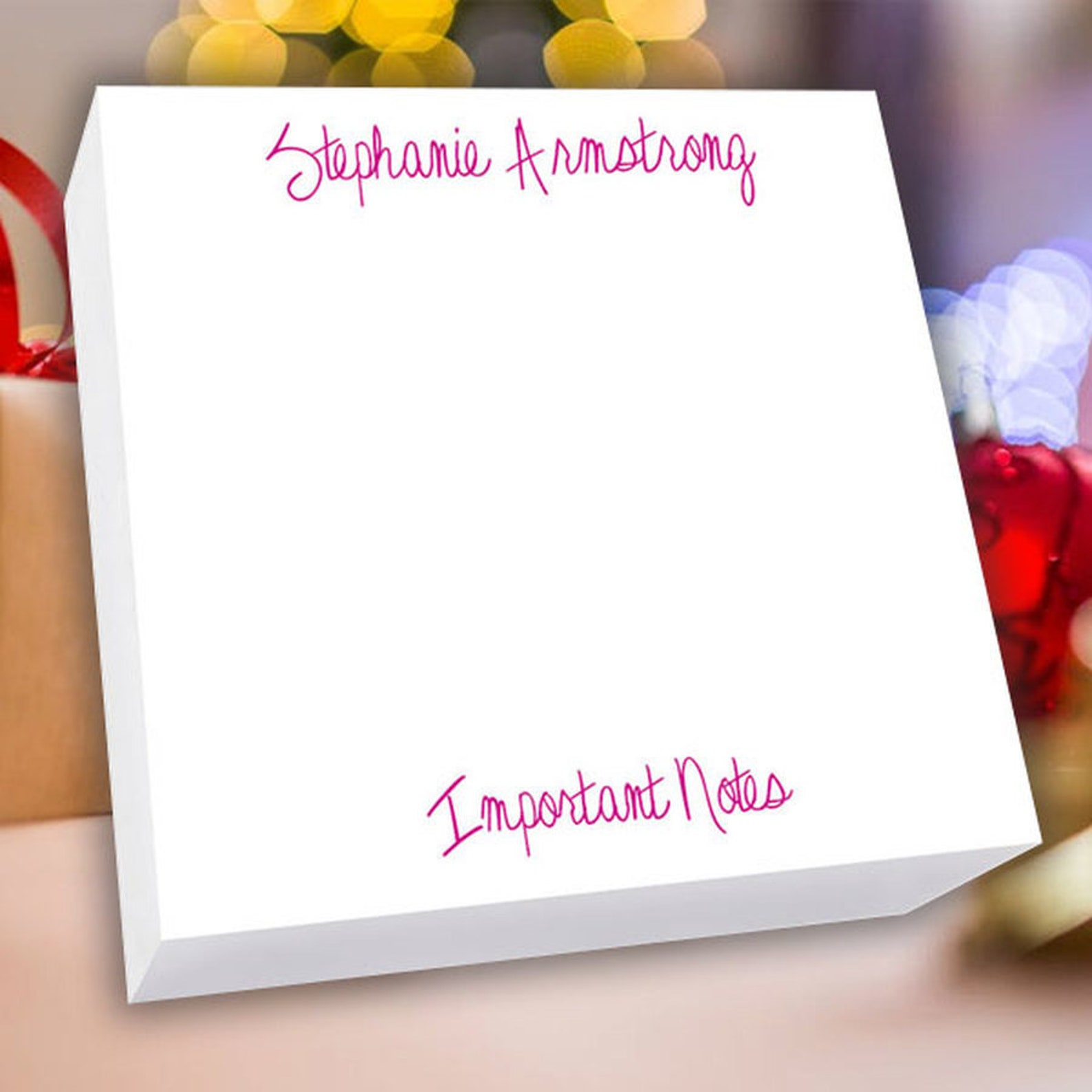 Desk Custom Notepad - 250 Sheets (6" X 6"), Custom Notepads ...