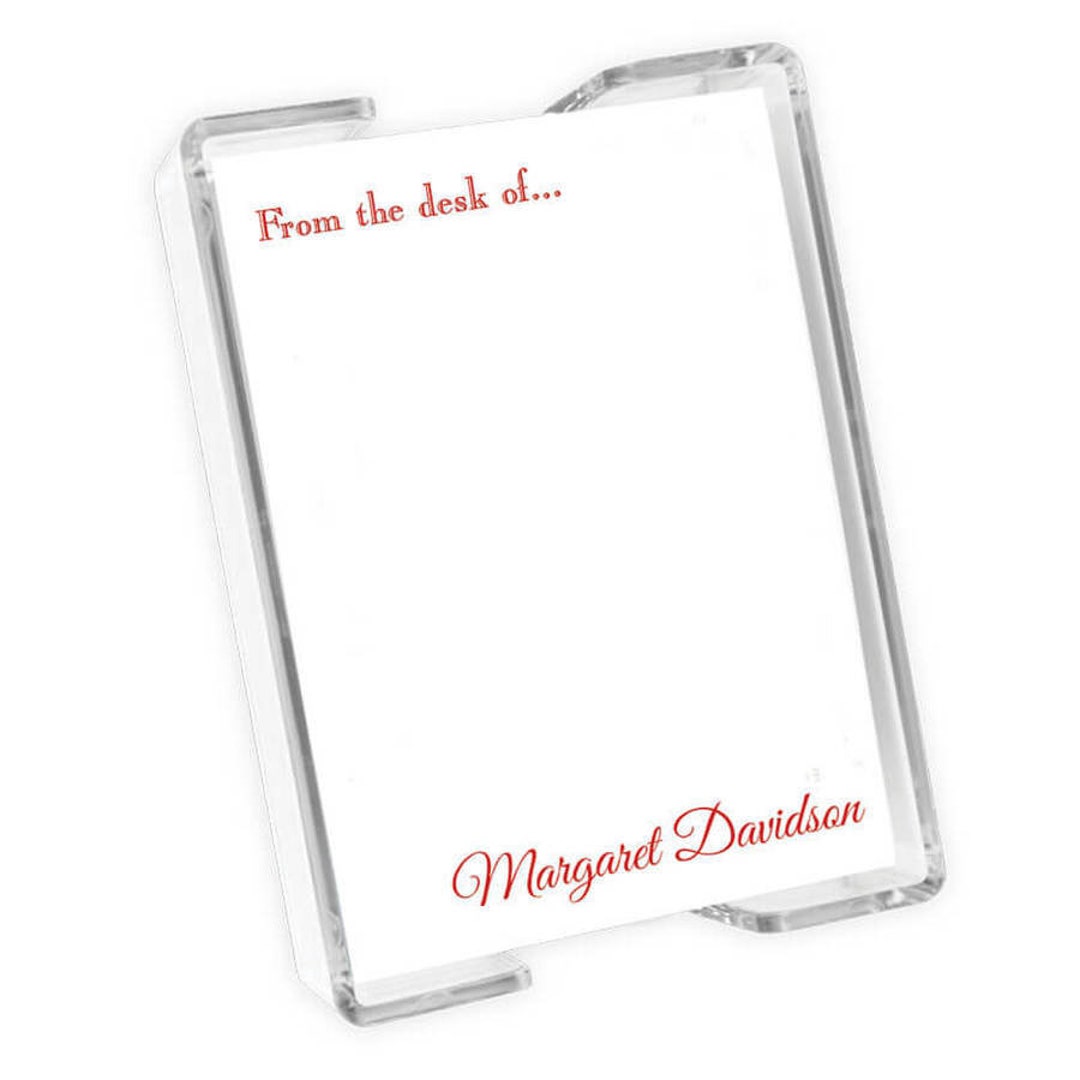 Personalized "from the Desk Of" Memo Sheets- 220 Sheets/set, Custom ...