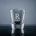 Personalized Name and Initial Shot Glass, Custom Shot Glasses ...