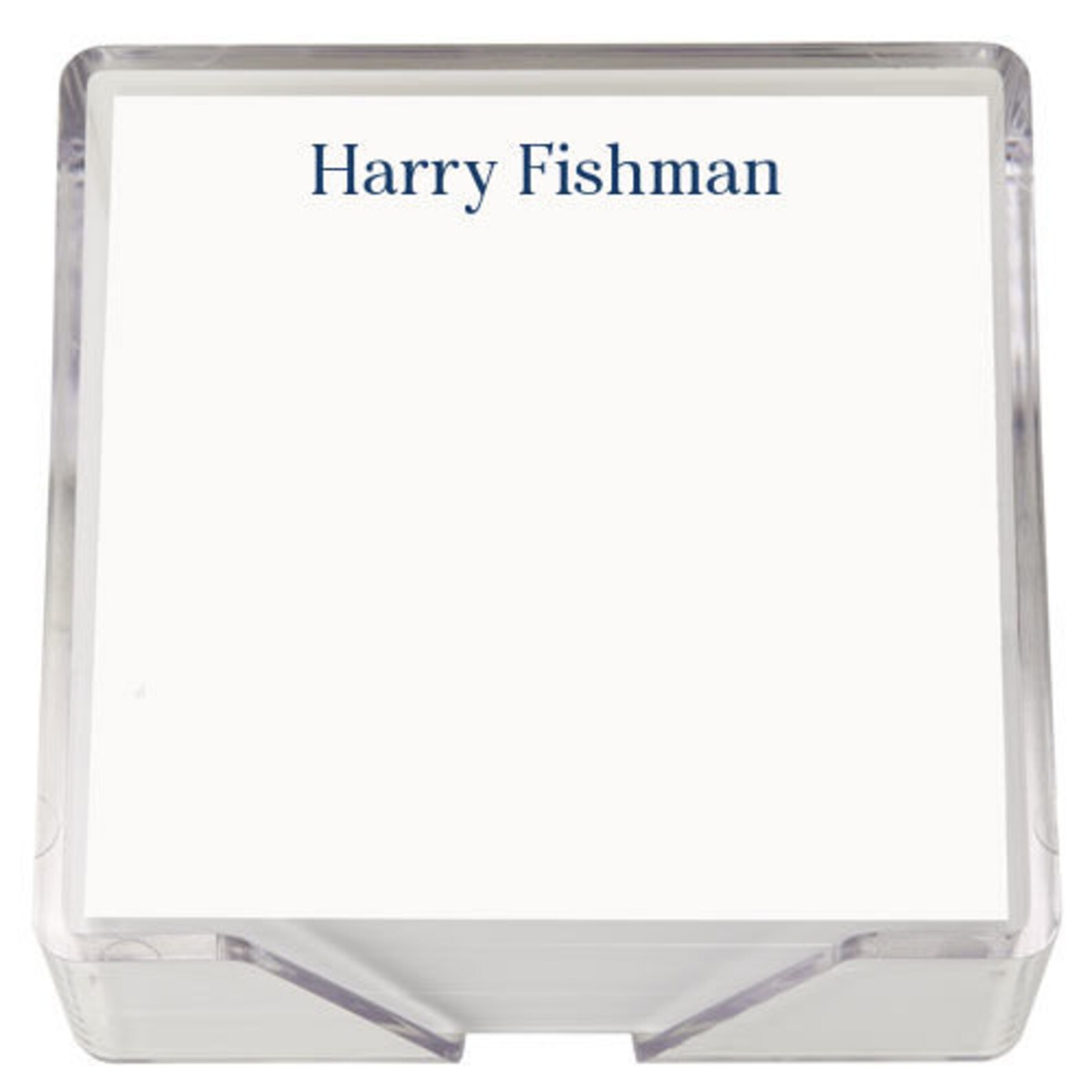 Personalized Petite Memo Squares White With Holder 125 - Etsy Personalized Petite Memo Squares White With Holder 125 - Etsy