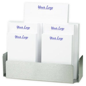 Logo Personalized Tablet Notepads - 7 Tablet Notepad Set With Holder ...