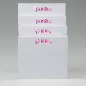 Personalized Tablet Set, 4-tablet Set (same Width) - Custom Notepads ...