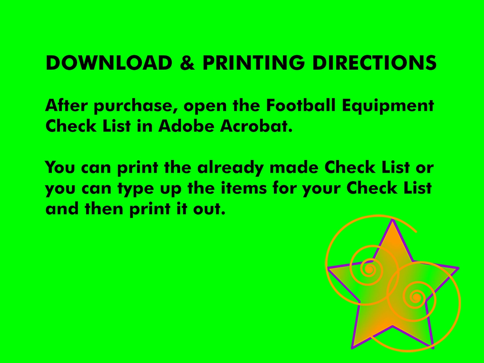 Football Equipment Check List, Customizable and Printable PDF, Add Your ...