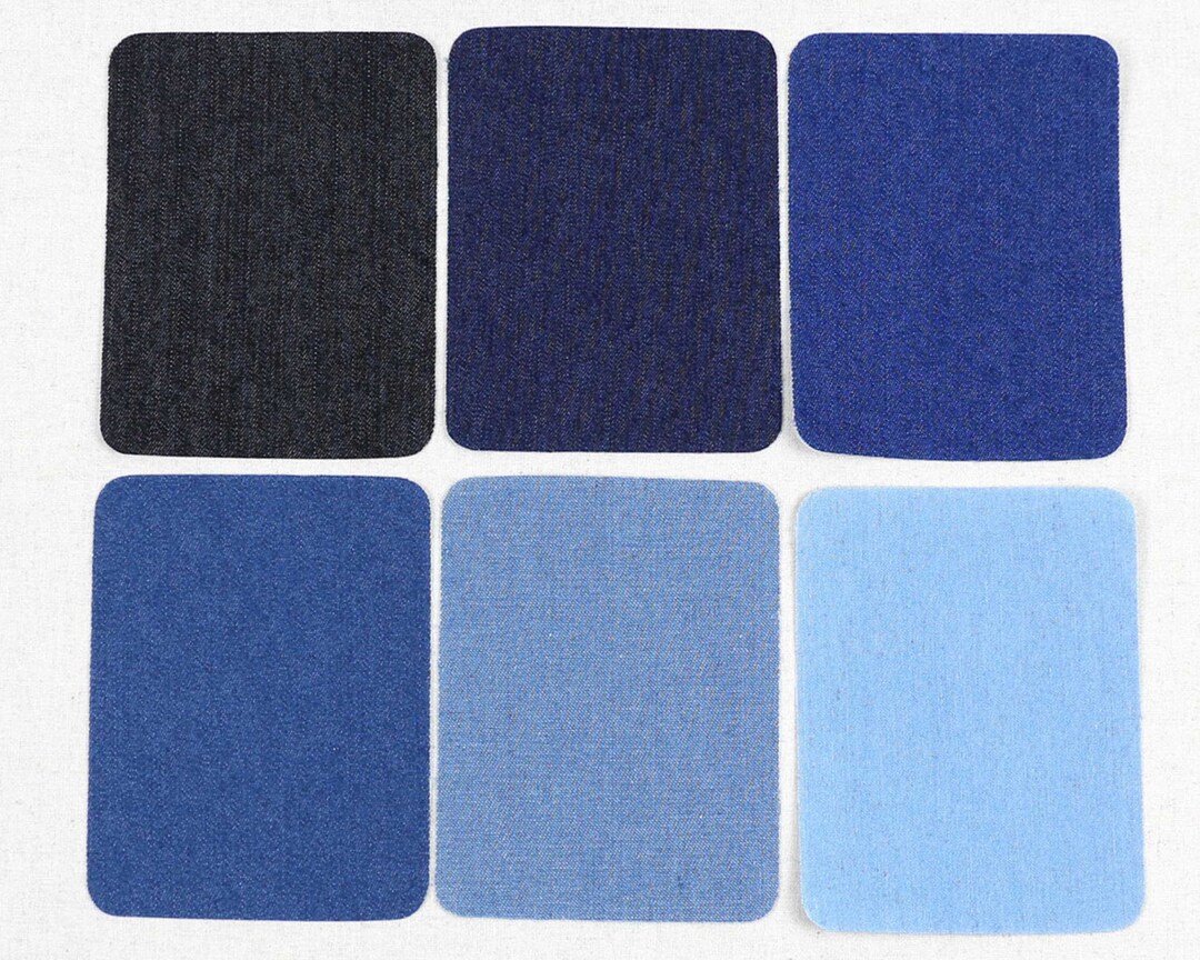 2/10PCS 6colors Iron on Denim Patches for Clothing Jeans Repair Decor ...