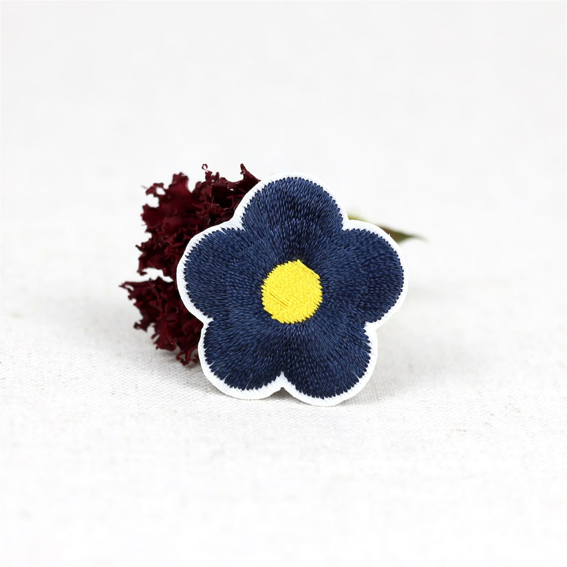 12colors Embroidered Flower Patch Sew/iron on Patch DIY Cloth Pant Hat ...