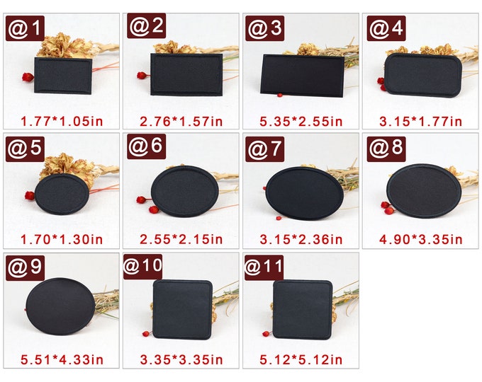 Black Square Blank Patch, Sublimation Patch, Patches, Blank Patches ...