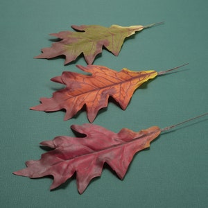 3colors Artificial Silk Maple Leaf / Fake Leaves for DIY Floral ...
