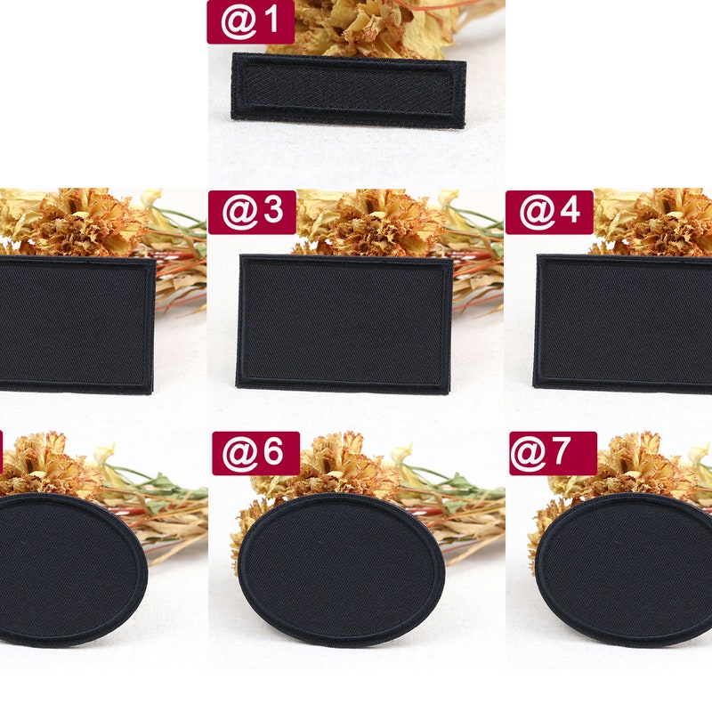 Black Iron on Patchs - Etsy