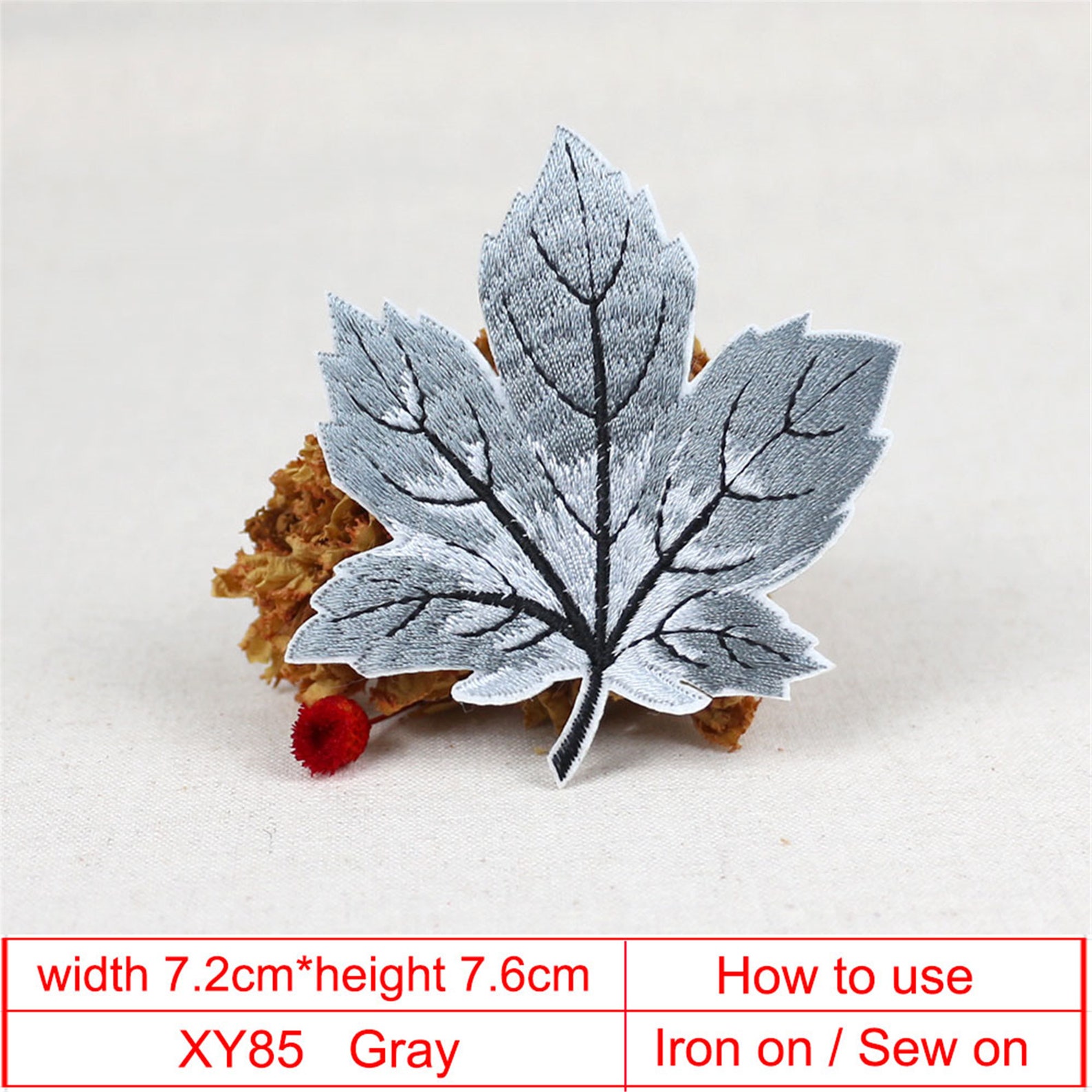 5-20pcs Maple Leaf Embroidered Patch Autumn Sycamore Tree Leaf - Etsy