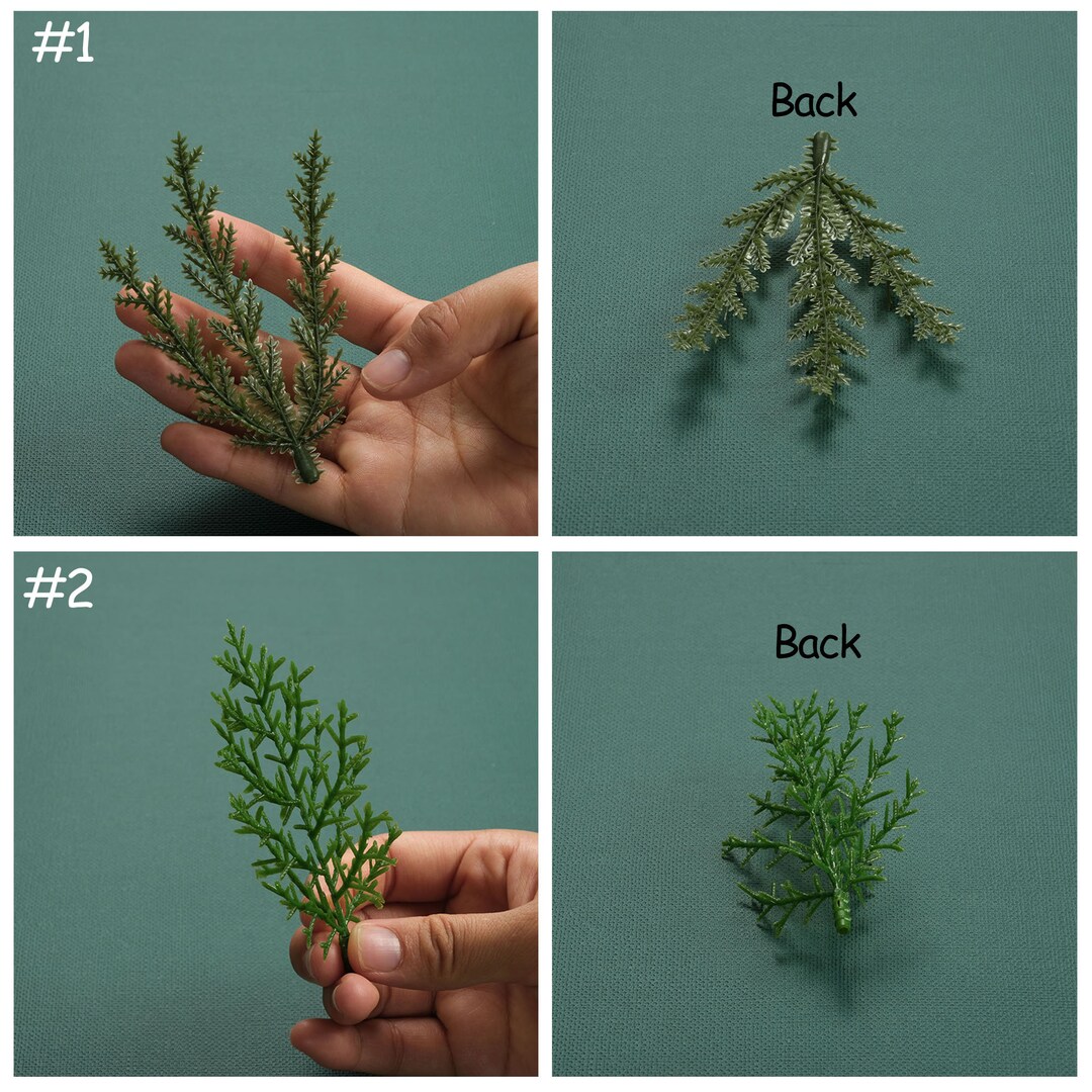 6/150pcs Artificial Greenery / Fake Fern for DIY Crafts Wreath Crown ...