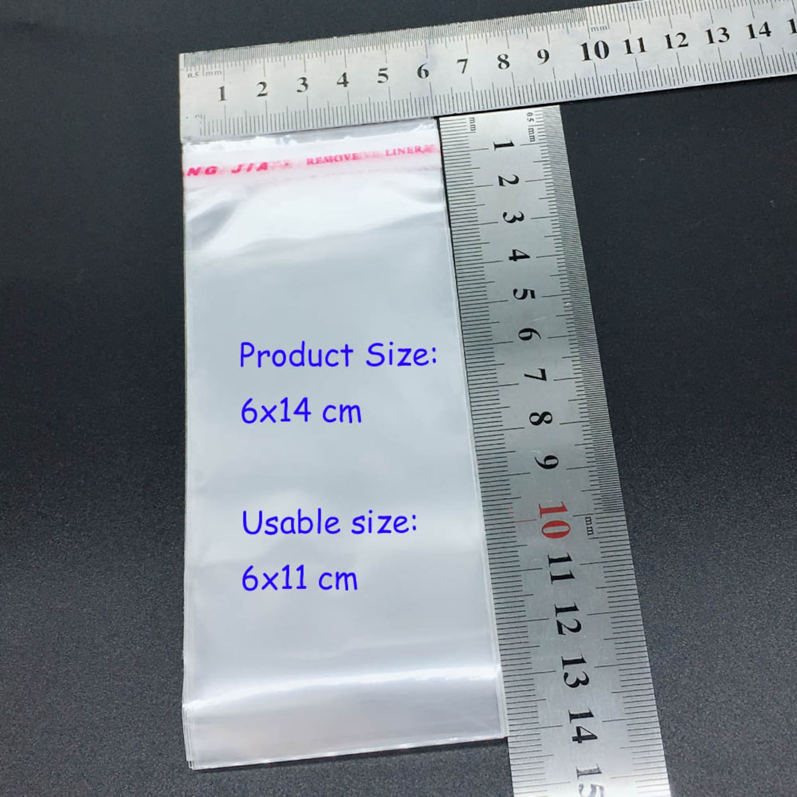 50-100PCS Self Adhesive Seal Clear Poly Plastic Bags | Etsy