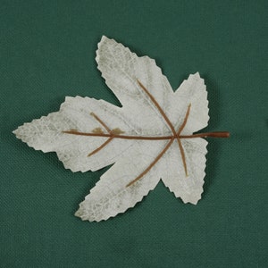 6/150PCS Artificial Silk Maple Leaf Green Faux Leaves Fall Foliage for ...